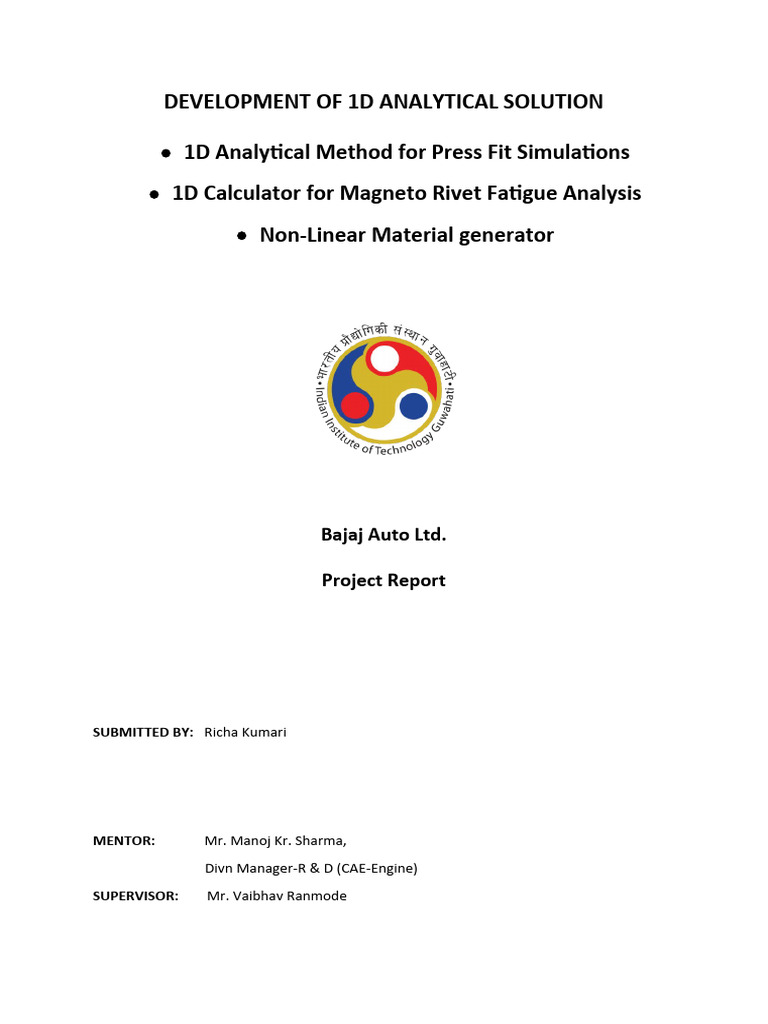 magneto rivet | Download Free PDF | Stress (Mechanics) | Finite Element Method