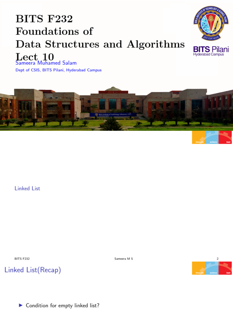 lect 10_2024 | Download Free PDF | Computer Science | Computer Data