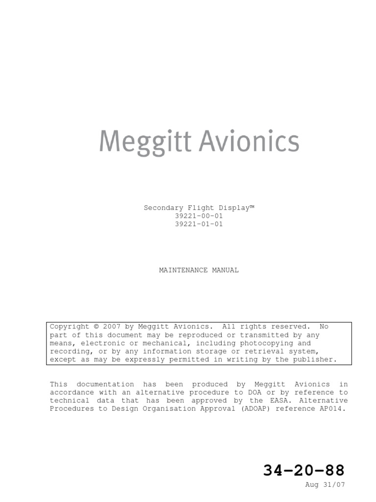 Meggitt-Flight Disp MM | PDF | Airspeed