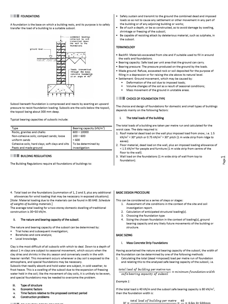 Foundations | Download Free PDF | Foundation (Engineering) | Soil