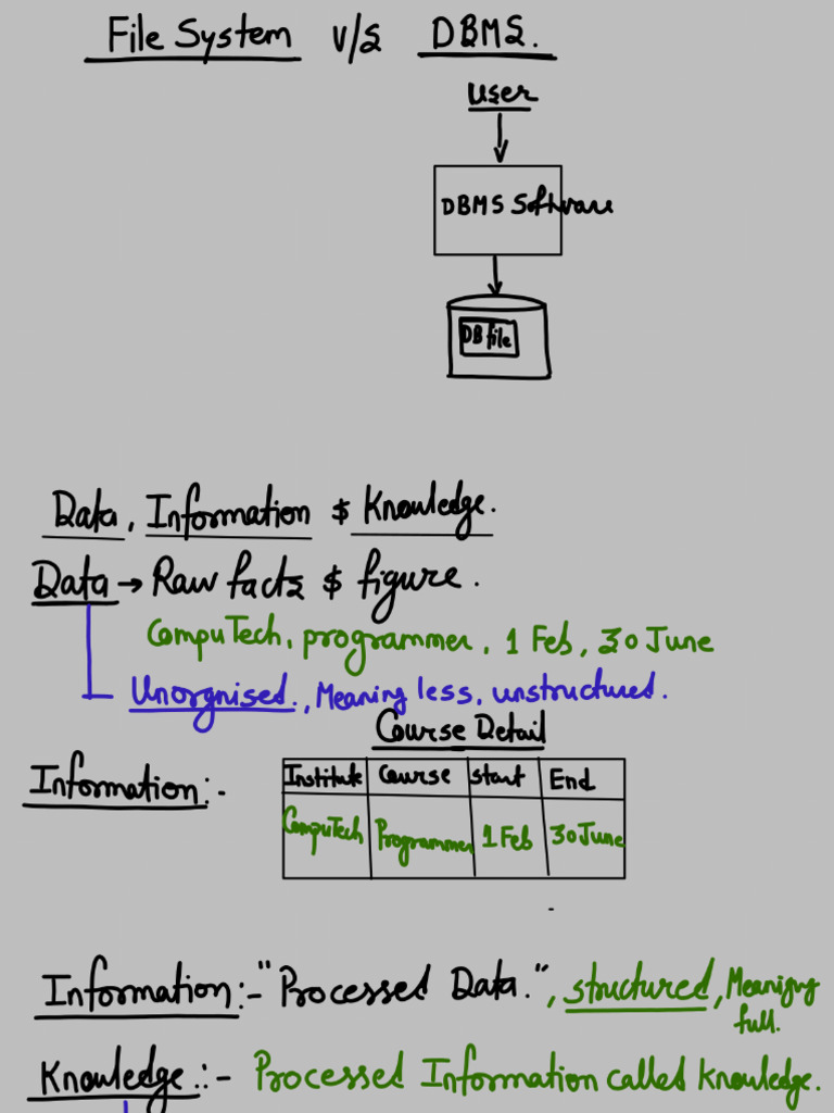 002) Data Representation & 3 Schema Architecture | PDF