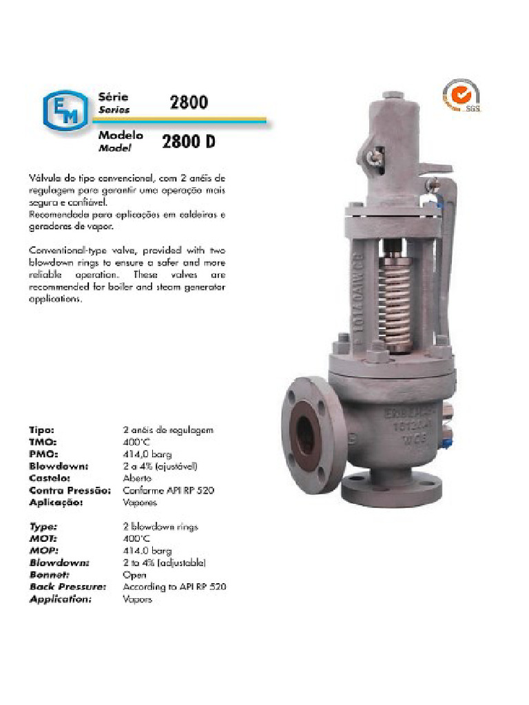 Aerre 2800 D - ASME I | PDF