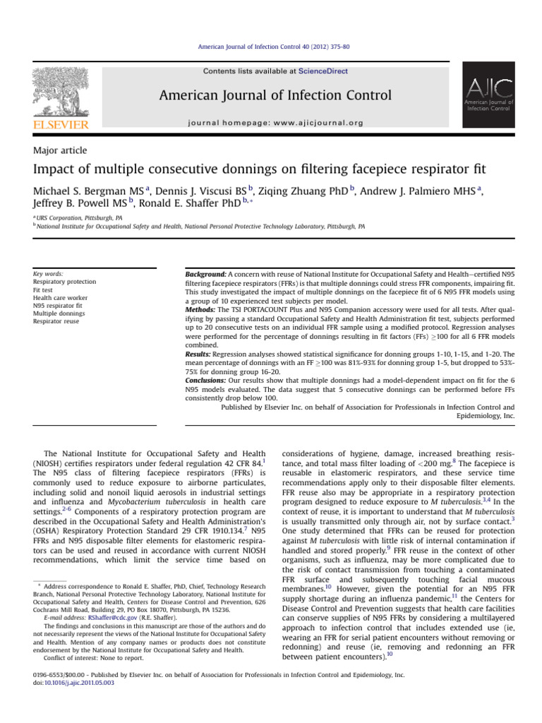 Portacount | PDF
