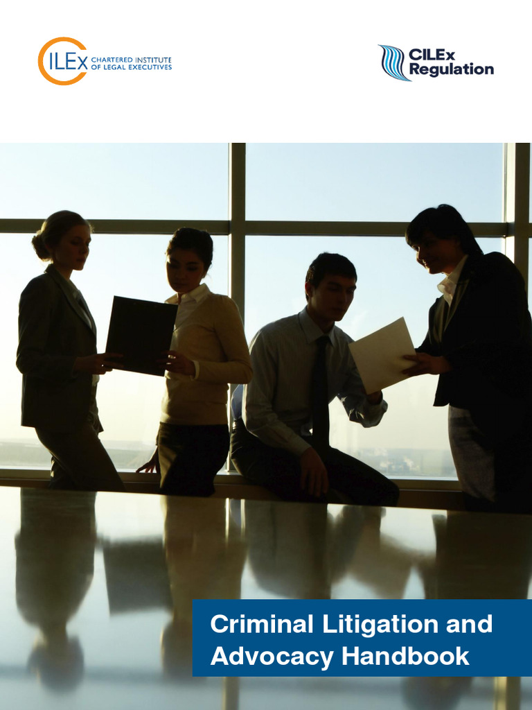 Criminal Litigation Advocacy Handbook | PDF | Advocate | Lawyer
