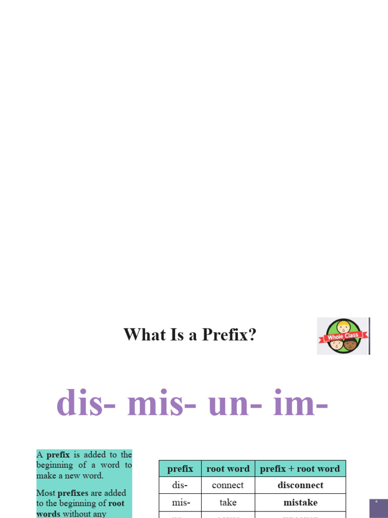 Prefix PowerPoint | PDF