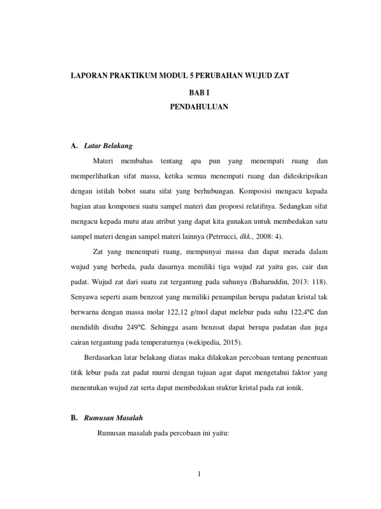 Laporan IPA Modul 5 | PDF