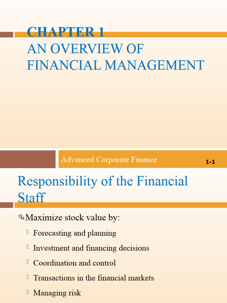 CH 01 | PDF | Stocks | Money