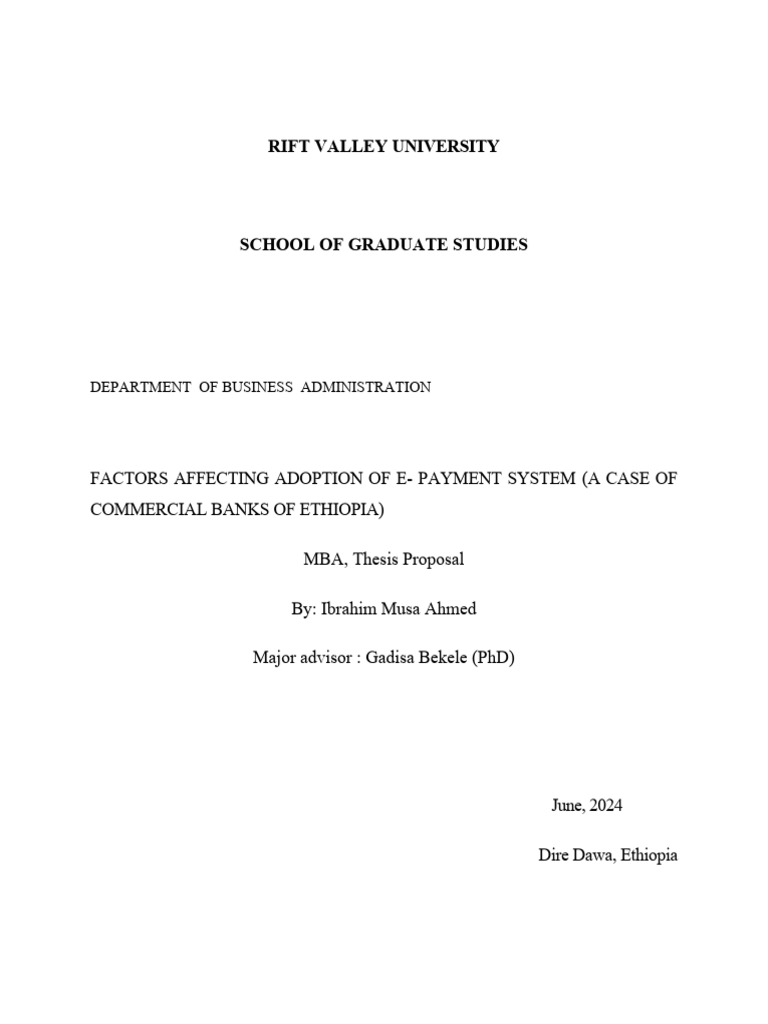 881 - Proposal (Factors Affecting) - Clean - Revised | PDF | Credit Card | Banks