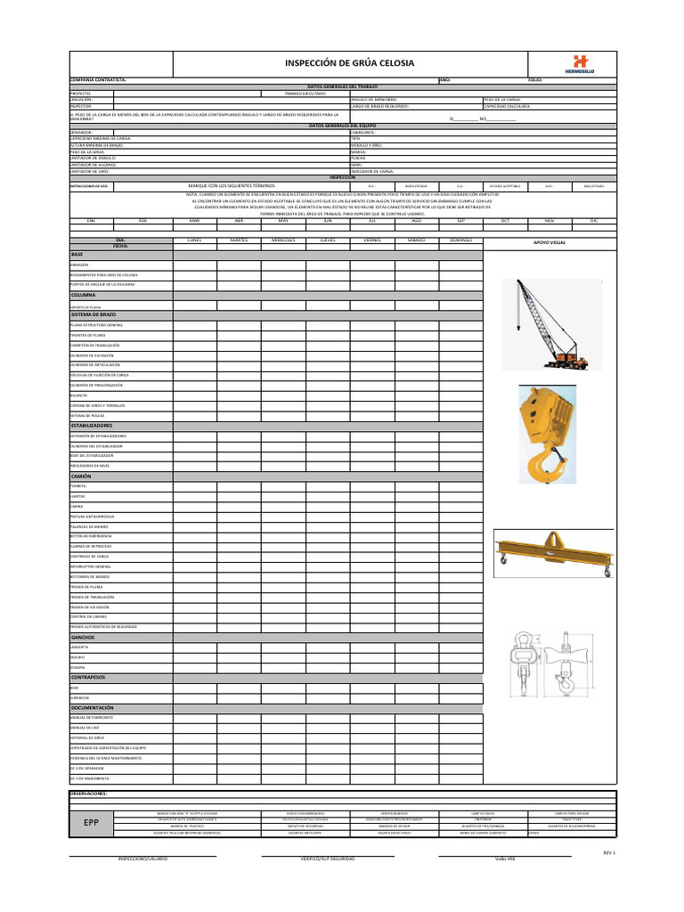 CHECK LIST | PDF | Materiales