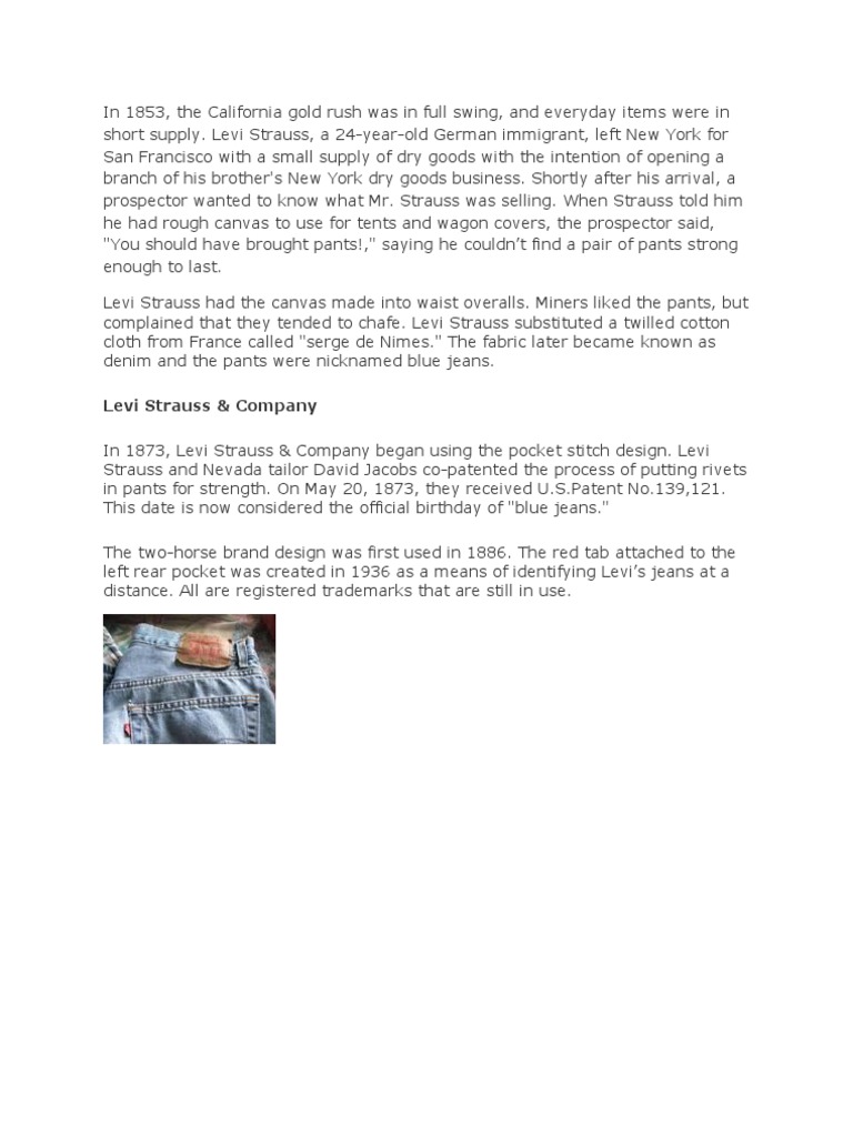 Levi's Brand Evolution and Strategy | PDF | Jeans | Brand