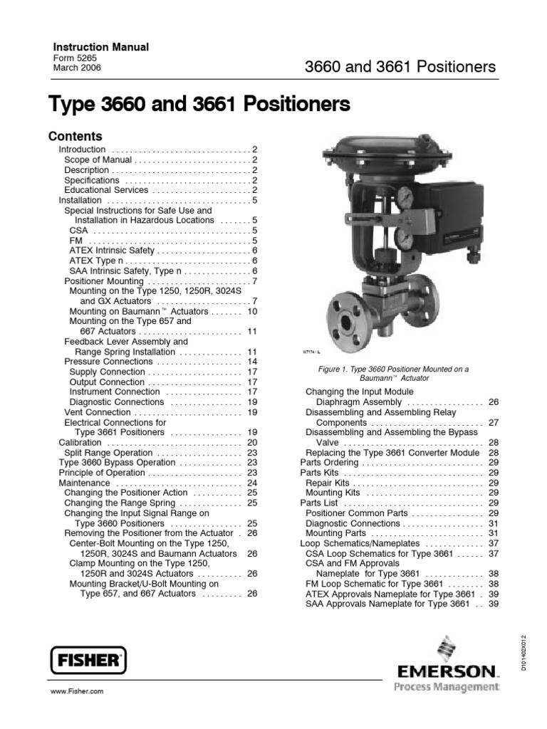 Fisher 3660 | PDF | Electrical Engineering | Electricity
