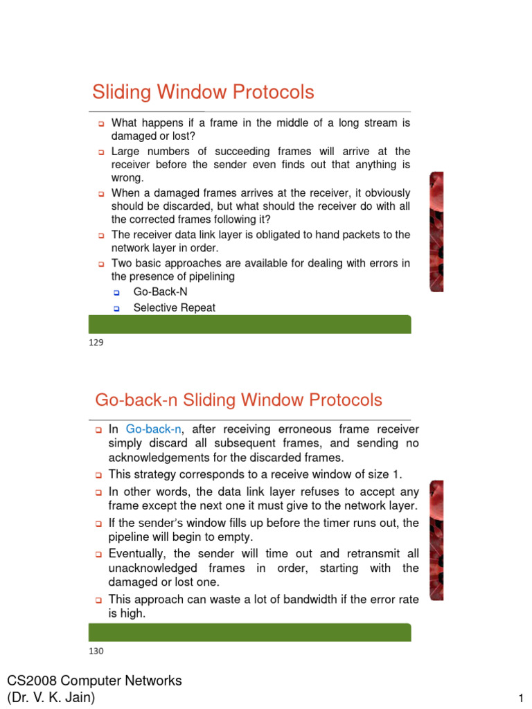 The Data Link Layer Part 3 Pdf Communications Protocols Internet