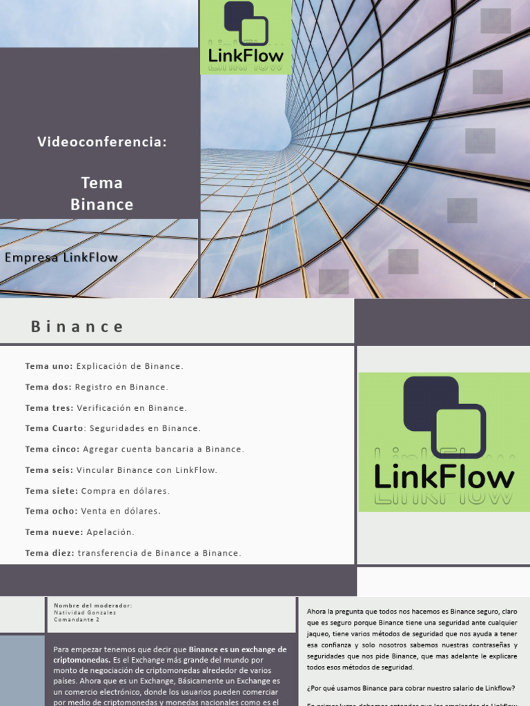 Guía de Binance para Empleados LinkFlow | PDF | Dólar de los Estados Unidos | Criptomoneda