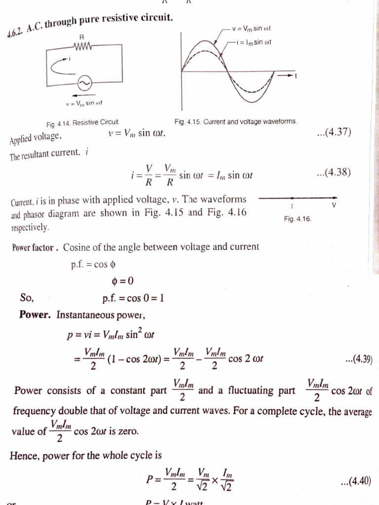 Circuit.: Power Factor | PDF | Electrical Impedance | Capacitor