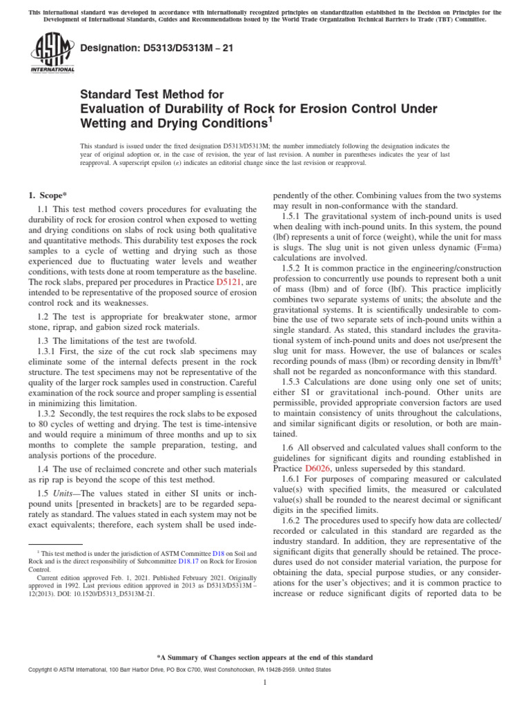ASTM D5313_D5313M-21 - Água Estufa | PDF | Temperature | Humidity
