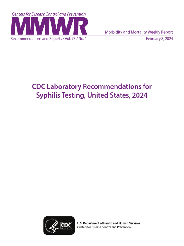 Sifilis CDC 2024 | PDF | Antibody | Infection