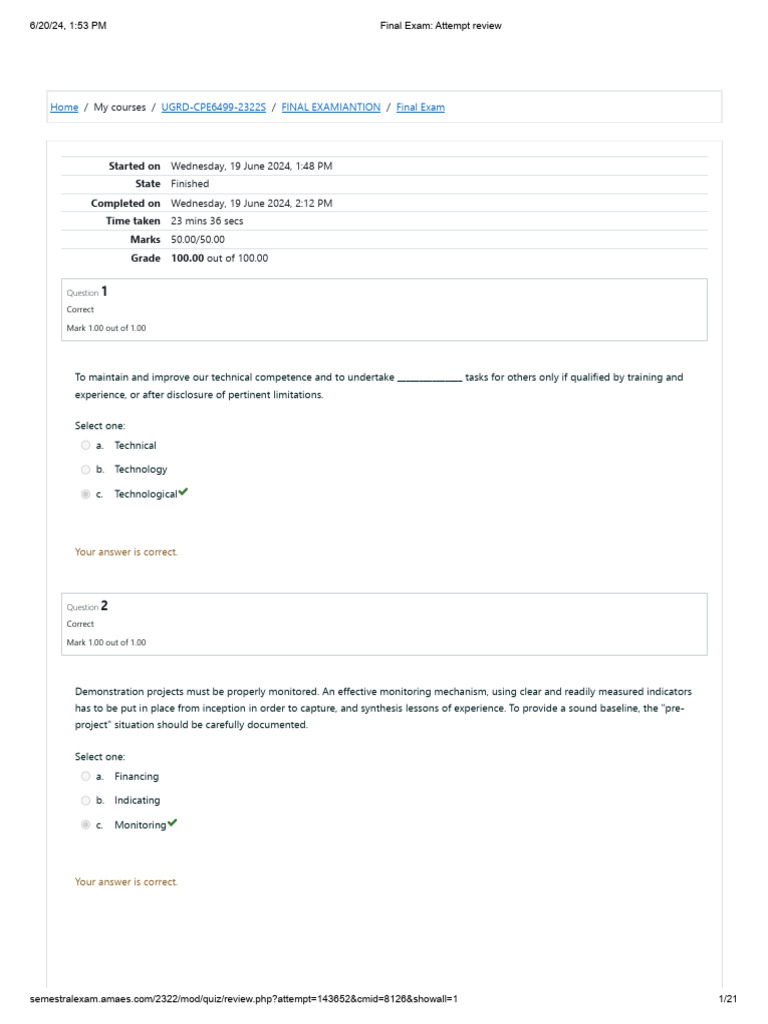 Final Exam_ Attempt review UGRD-CPE6499 CpE Design Project 2 (Project ... Final Exam_ Attempt review UGRD-CPE6499 CpE Design Project 2 (Project ...