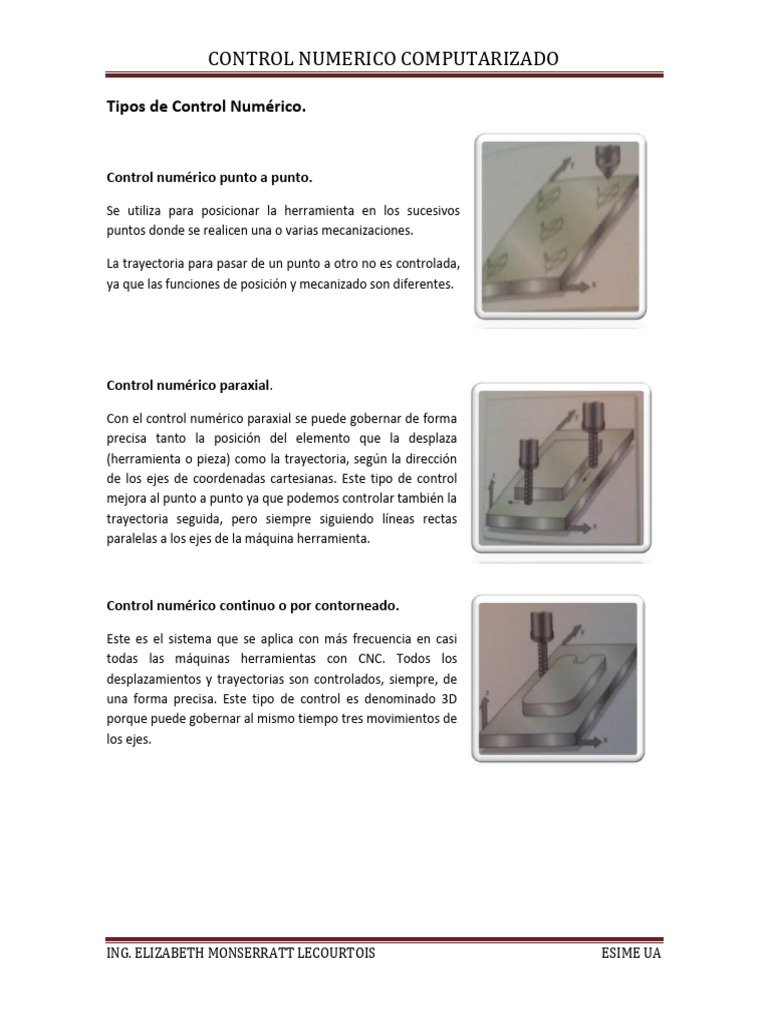 Tipos de Control Numérico | PDF