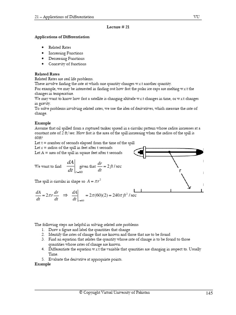 Lecture 21 Pdf Derivative Function Mathematics