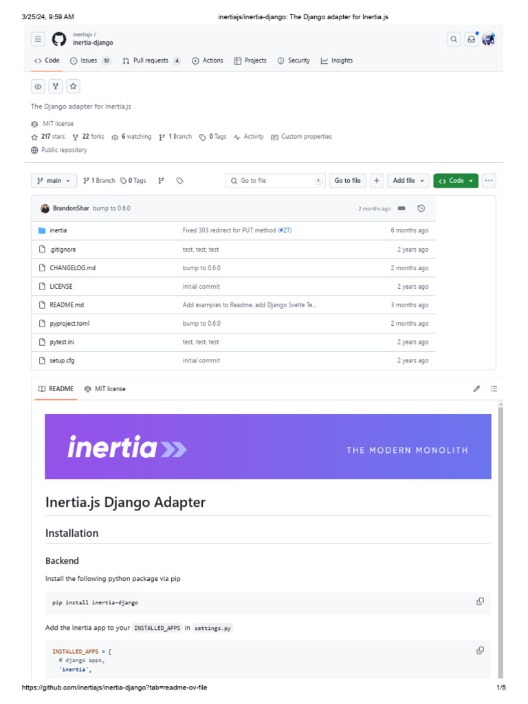 Inertiajs Docs Pdf Computer Programming Computing