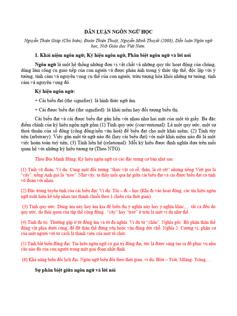 Decuong Danluannnh 1 | PDF