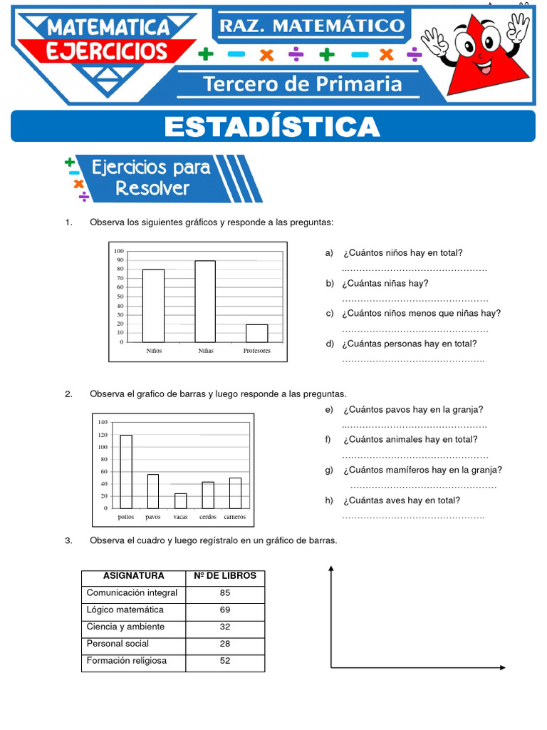 Estadistica-para-Tercer-Grado-de-Primaria | PDF