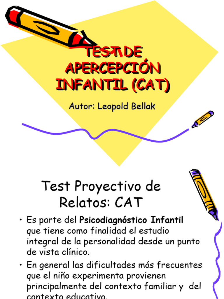Test de Apercepción Infantil (Cat) PP | PDF | Sicología | Ciencias del ...