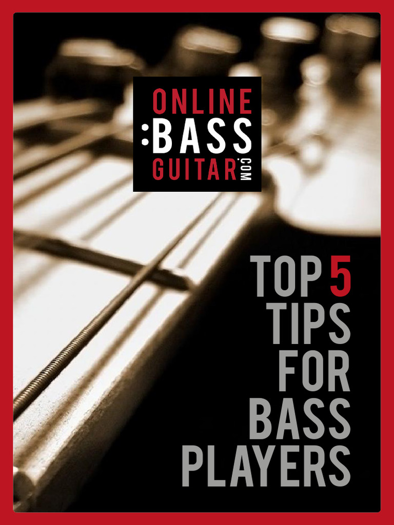 Top 5 Tips For Bass Players | PDF | Double Bass | Song Structure