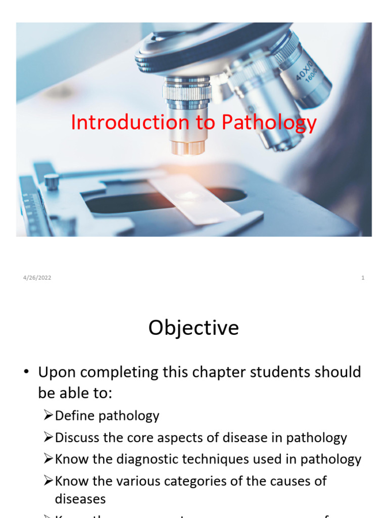Introduction | PDF | Pathology | Diseases And Disorders