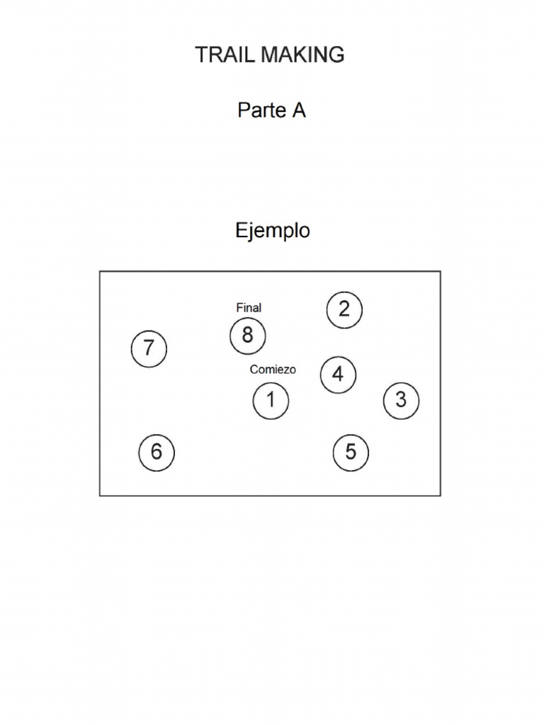 Trail Making Test, 15 o Mas Años de Edad | PDF