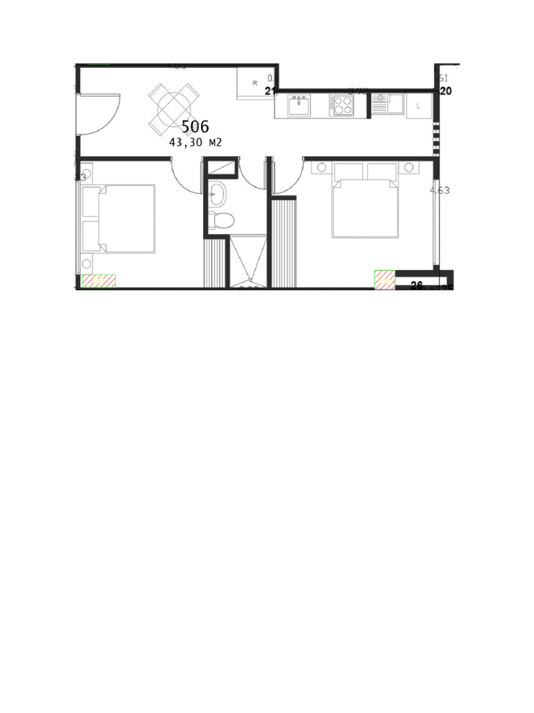 Plano Apto 506 | PDF