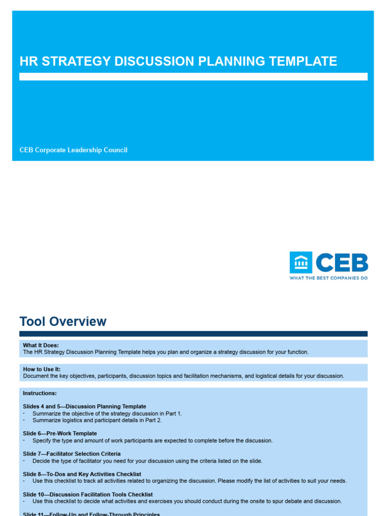 3.4 CLC Strategy Discussion Planning Template | PDF | Brainstorming ...