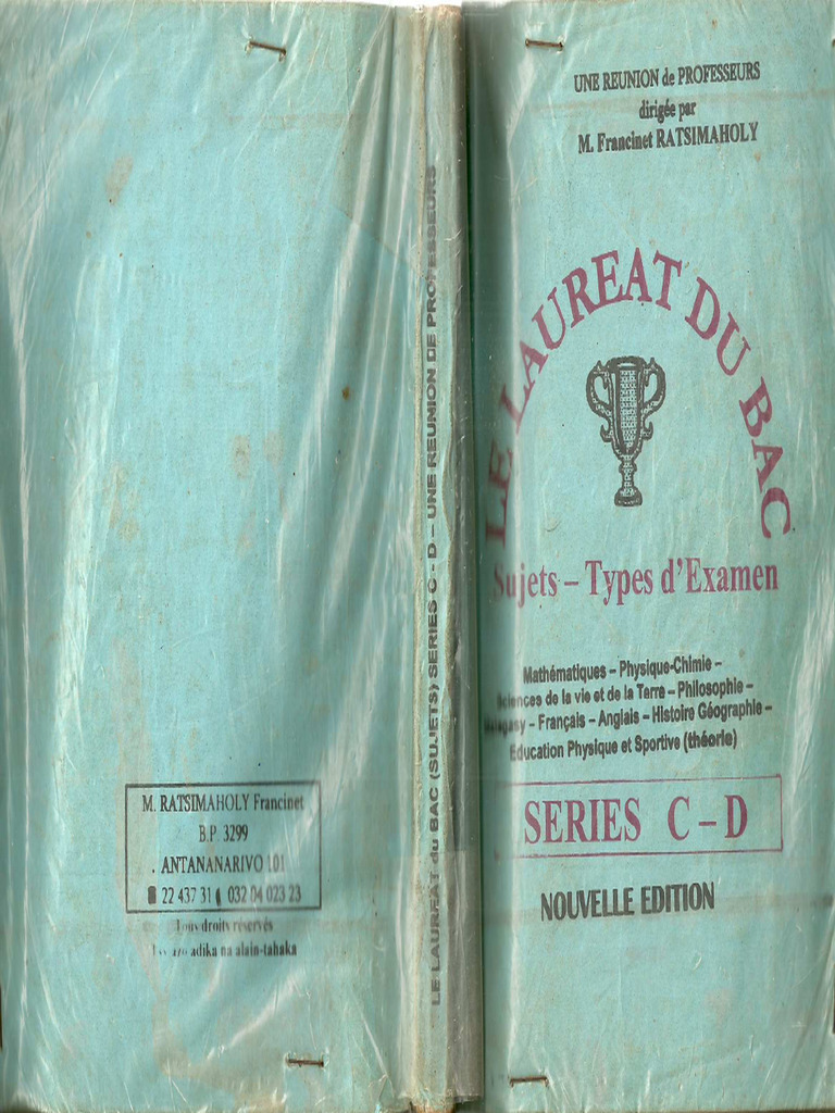 Sujet Type CD - 083451 | PDF