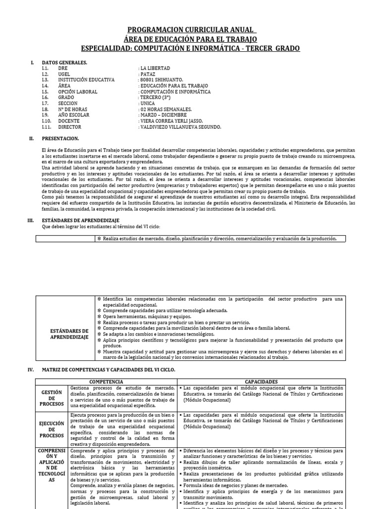 Programación EPT 3 | PDF | Conocimiento | Aprendizaje