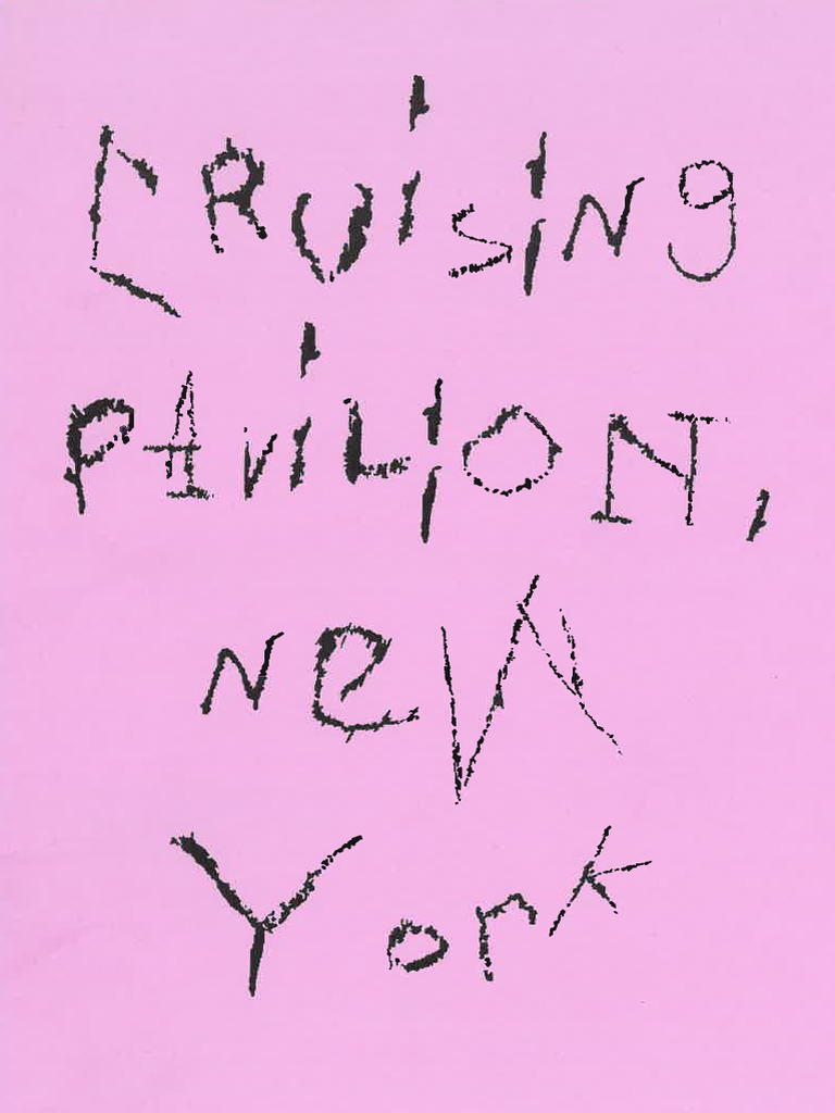 Cruising Pavilion NYC Booklet | PDF