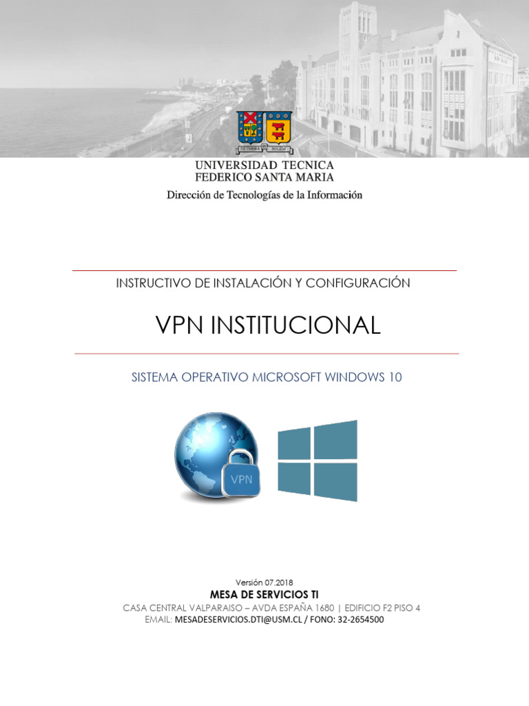 Instructivo Conexion VPN Windows 10 | PDF | Informática | Tecnología