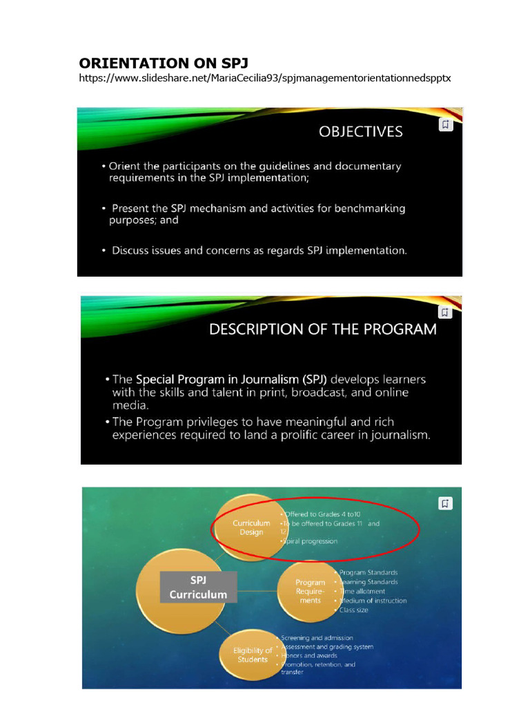 SPJ Orientation | PDF