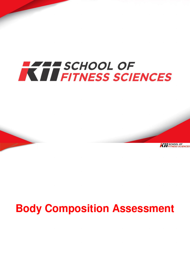 15 5 Body Composition Assessment Old Name Body Composition 2 18 | PDF ...