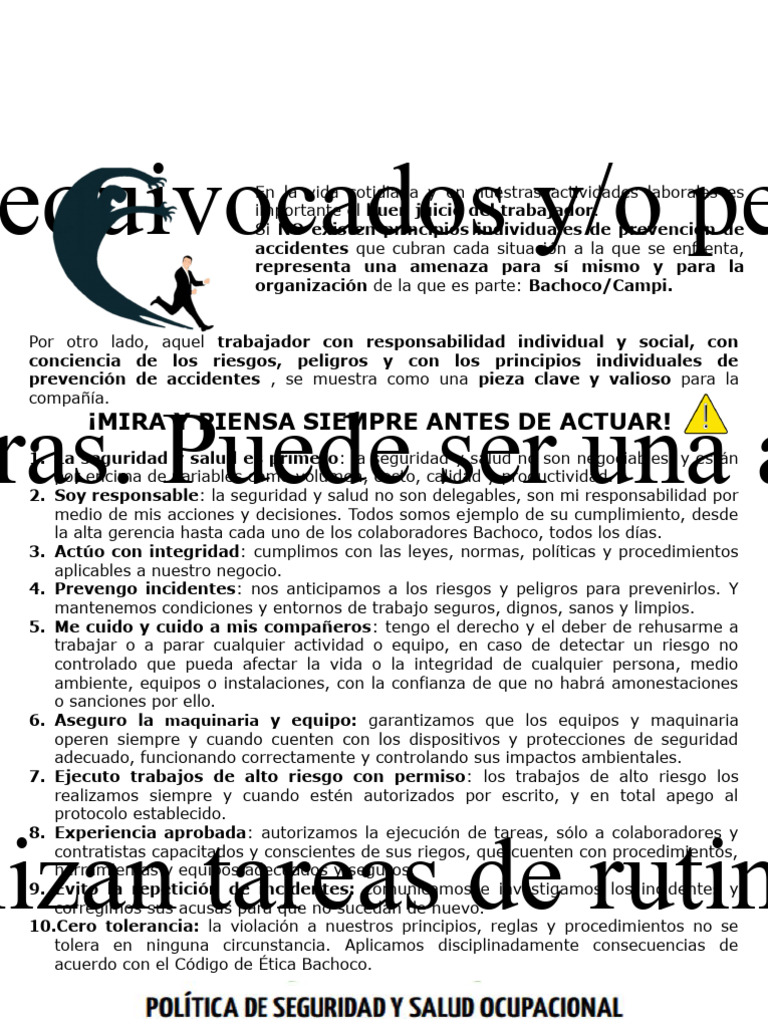 Platica de 5 Min Mirar Siempre Antes de Actuar | PDF | Valores