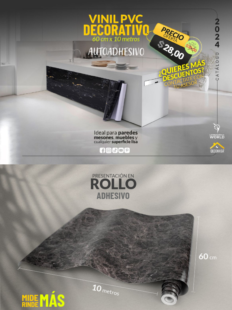 Catálogo Vinilos PVC 60x10 y Premium Enero 2024 | PDF