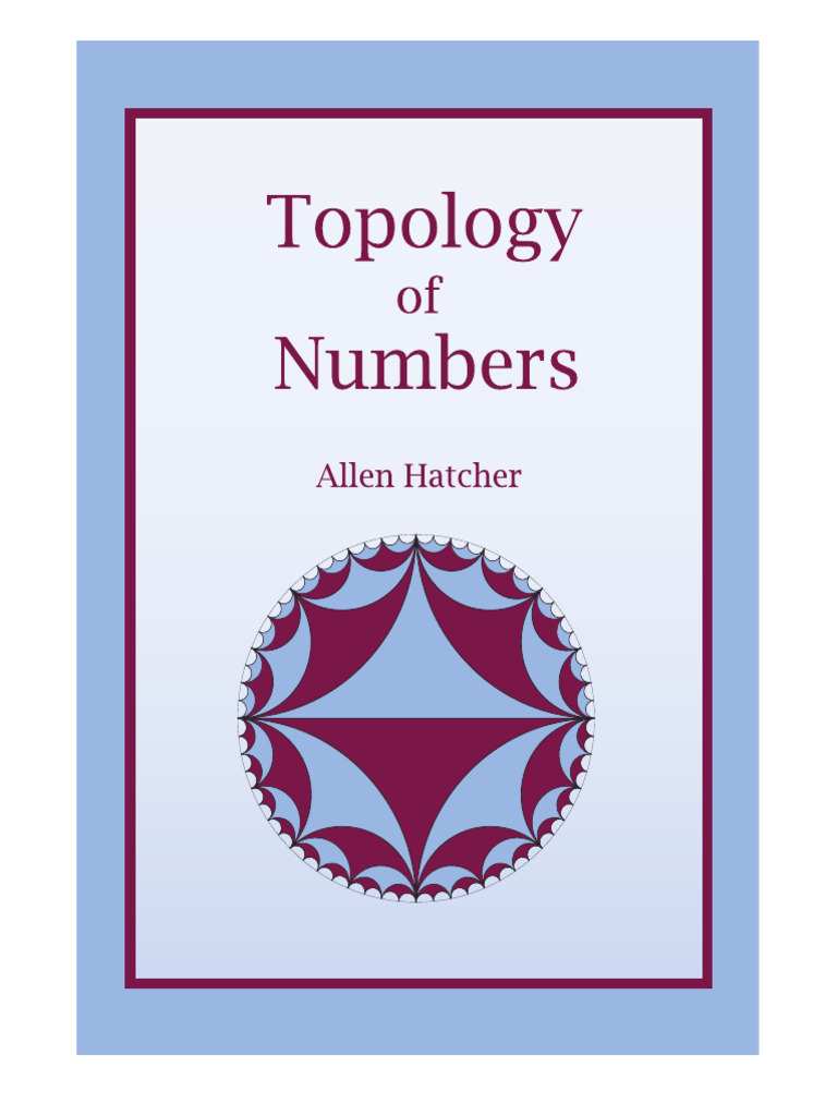 Topology Of Numbers Pdf Equations Number Theory