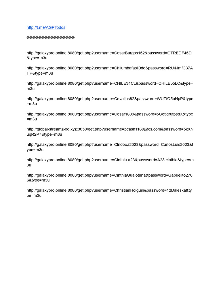 IPTV Access Links | PDF