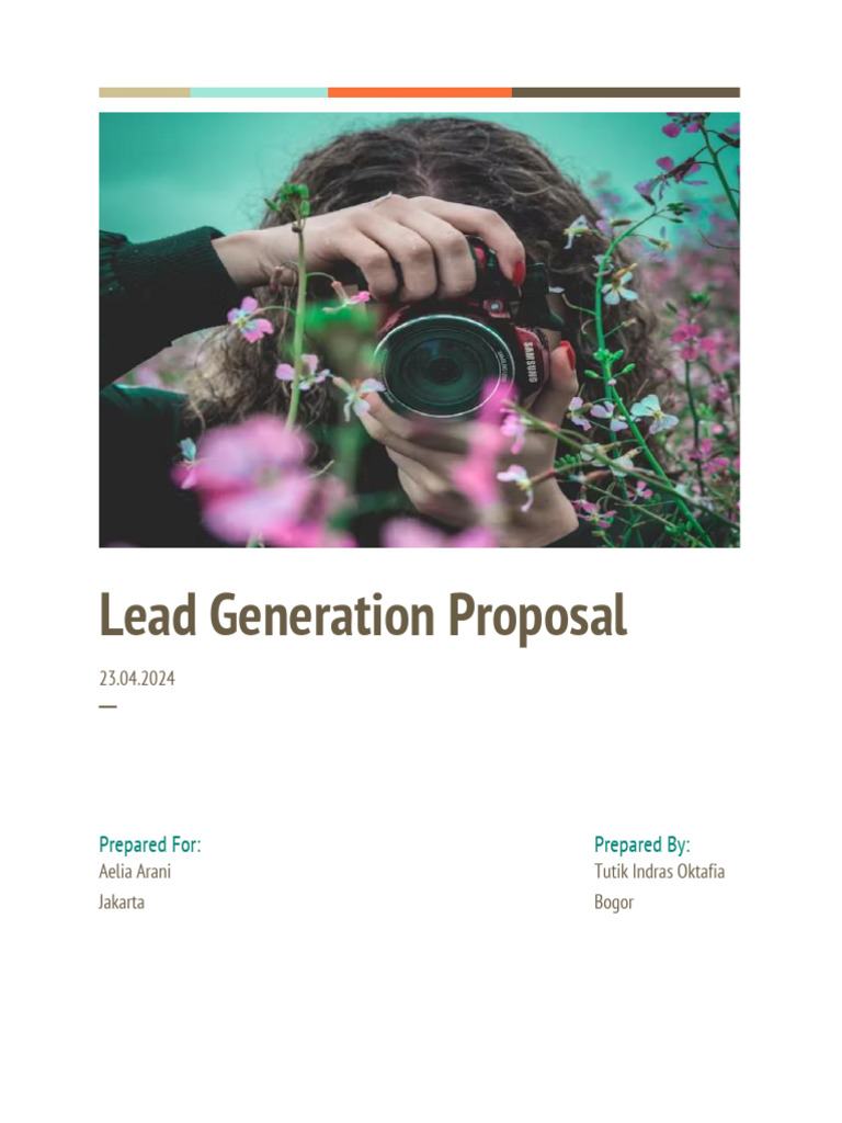 Lead Generation Proposal for Photography | PDF | Target Audience ...