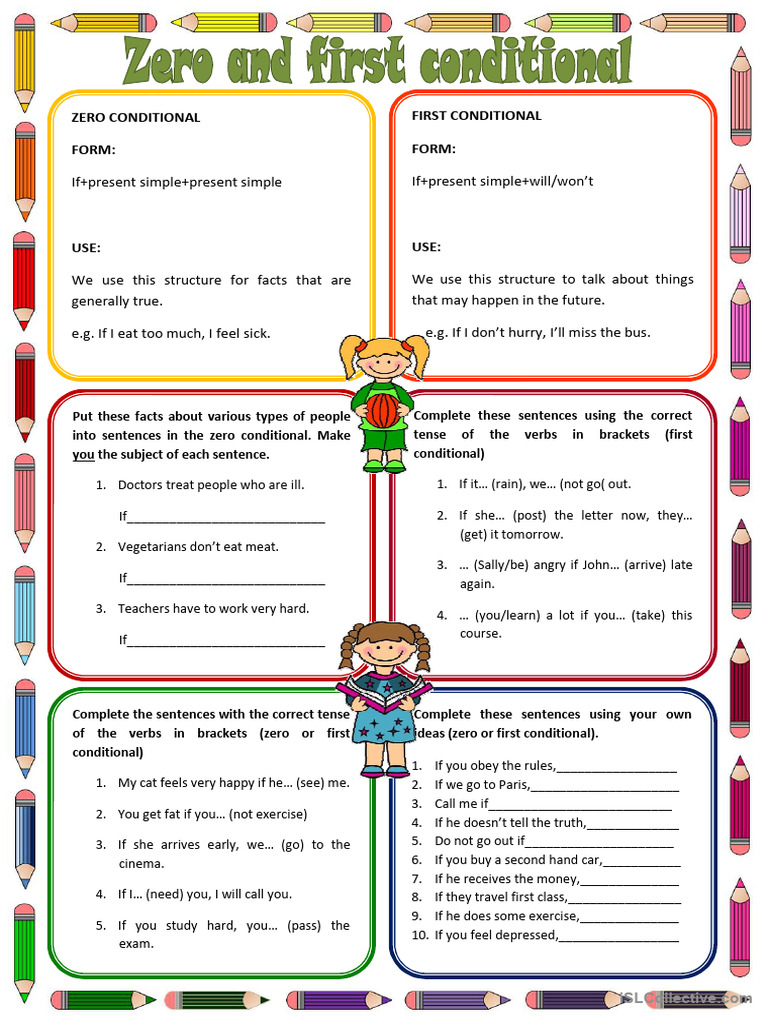 Zero and First Conditional | Download Free PDF | Language Mechanics | Syntax