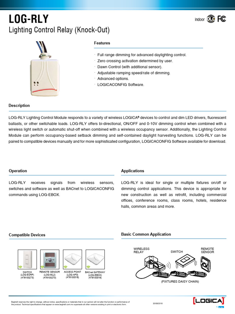 Log Rly | PDF | Electrical Components | Components