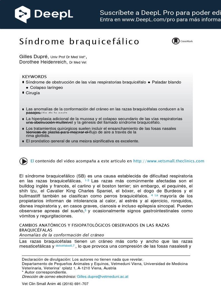 CVNA Sindrome Braquicefalico (1529) ES | PDF | Cirugía | Sistema respiratorio
