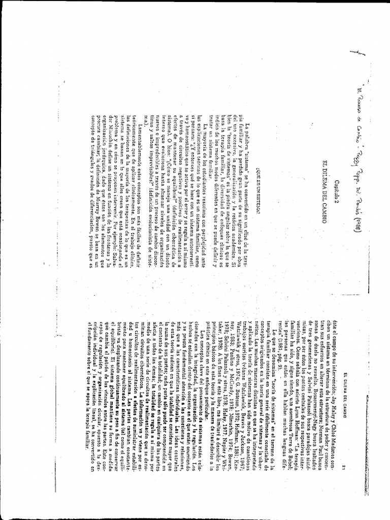 Peggy Papp, El Proceso de Cambio | PDF