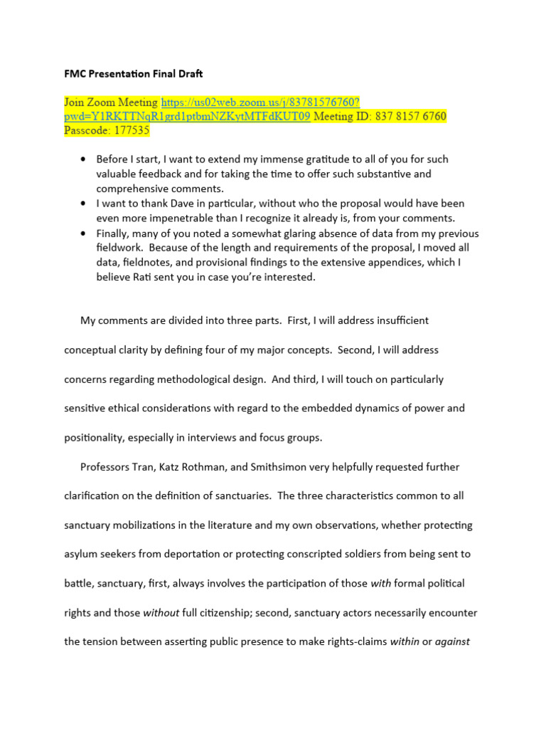 FMC Presentation Final Draft | PDF | Epistemology | Liberal Arts Education