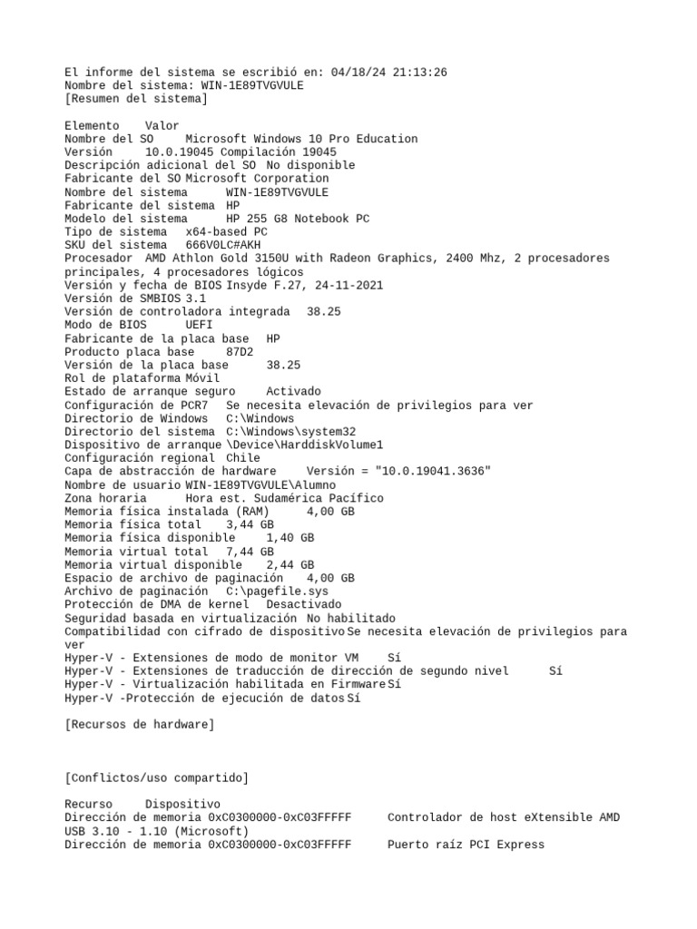 Launch Log | PDF | Dirección IP | Bios