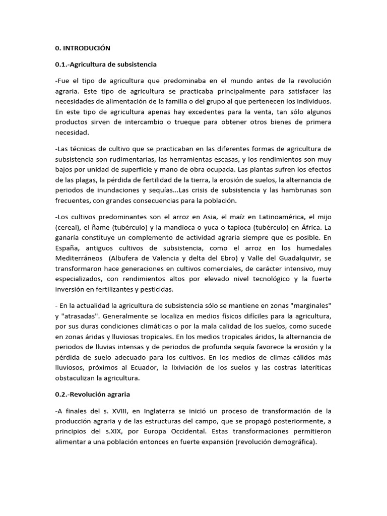 Tema 5 - A | Descargar gratis PDF | Agricultura | Pobreza
